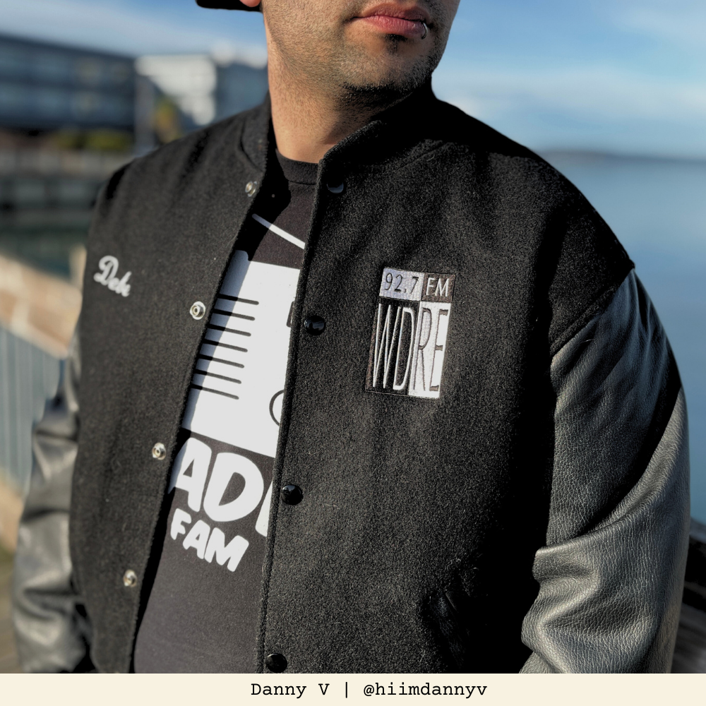 92.7 WDRE VTG Leather Staff Jacket – The Radio Fam