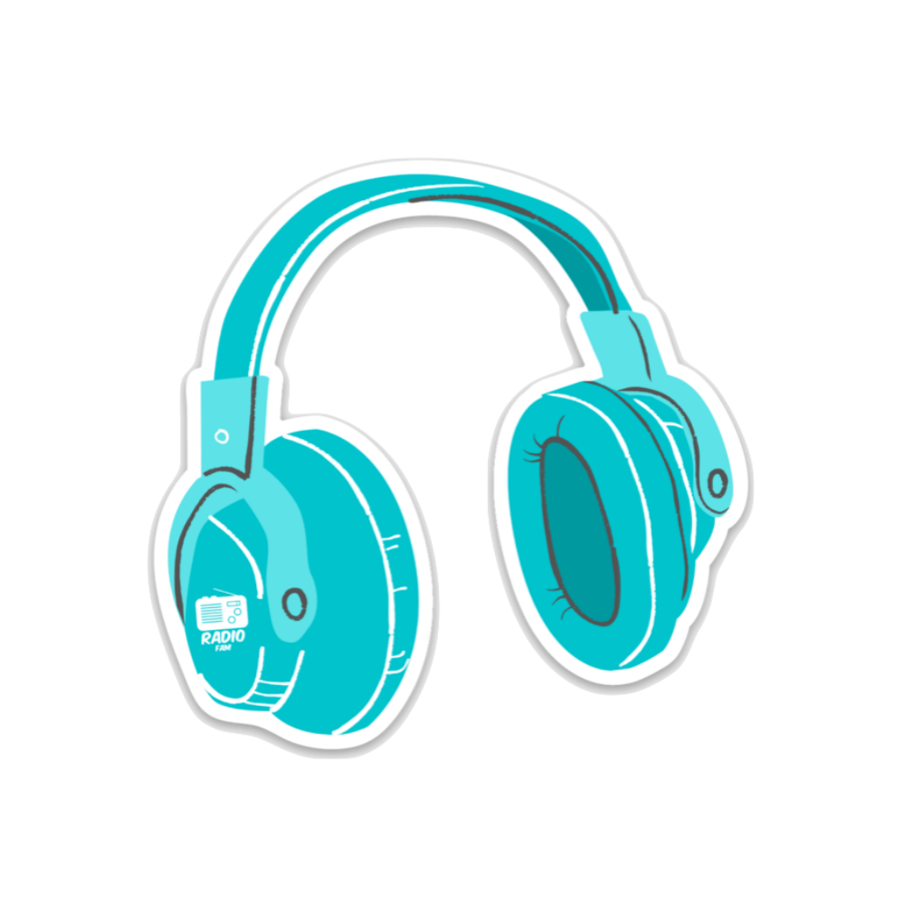 Headphones Vinyl Sticker – The Radio Fam